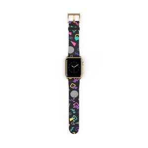 Memphis Style Apple Watch Band 38mm, 40mm, 44mm, 45mm, Retro, Synthwave ...