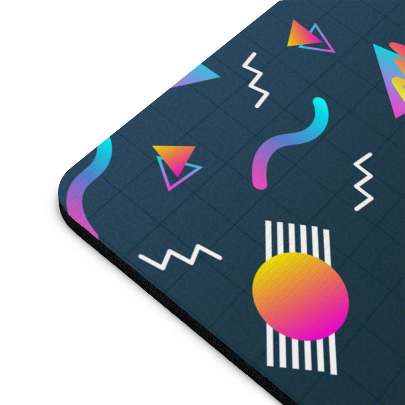 Synthwave Mouse Pad Memphis Milano Mouse Pad Vaporwave - Etsy