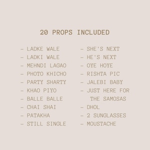 Desi Wedding Props Dholki Photobooth Props Pakistani Wedding Photo ...