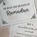 30 Ramadan Dua Card 30 Day Dua Ramadan 30 Day Ramadan Decor Dua ...