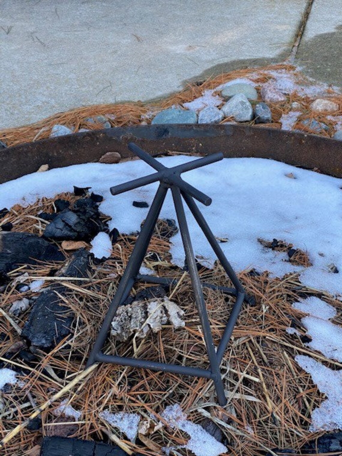 Vertical Fire Pit Grate - Etsy