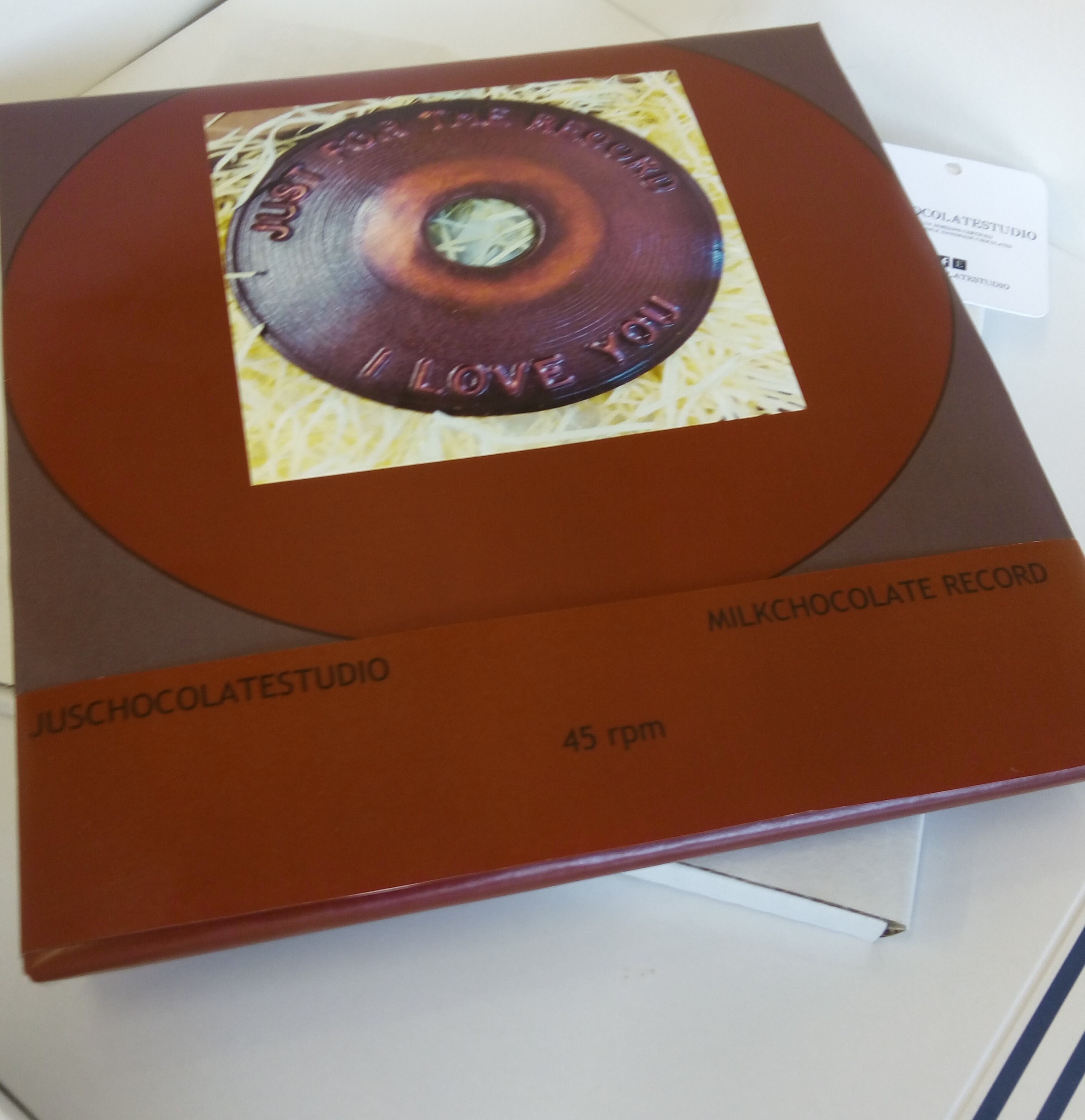 Chocolate Vinyl Record - Etsy UK