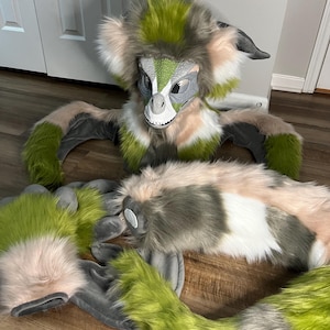 Dragon Dinomask Fursuit Partial - Etsy