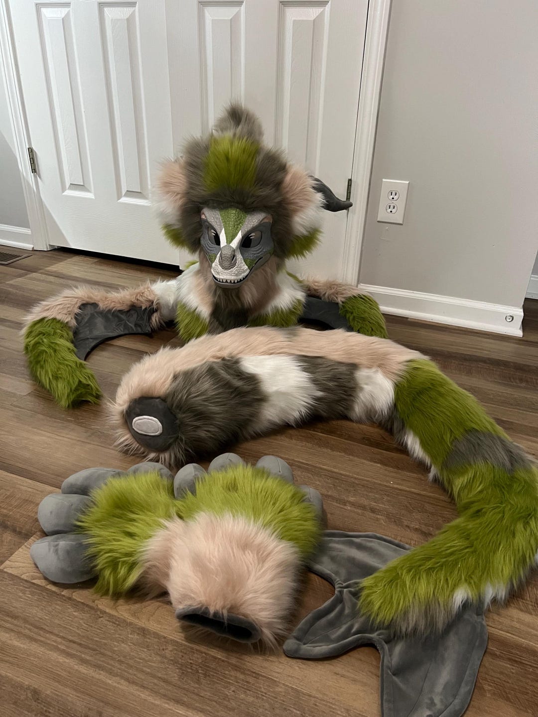 Dragon Dinomask Fursuit Partial - Etsy