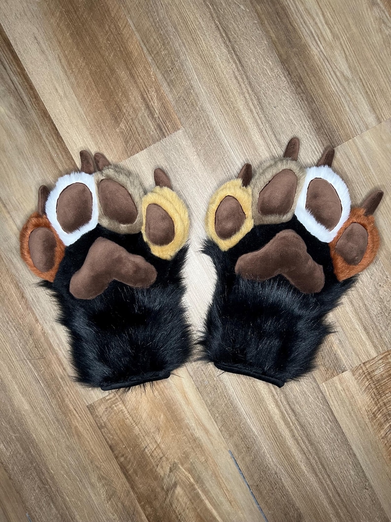 Calico Dog Dinomask Minipartial Premade Fursuit - Etsy