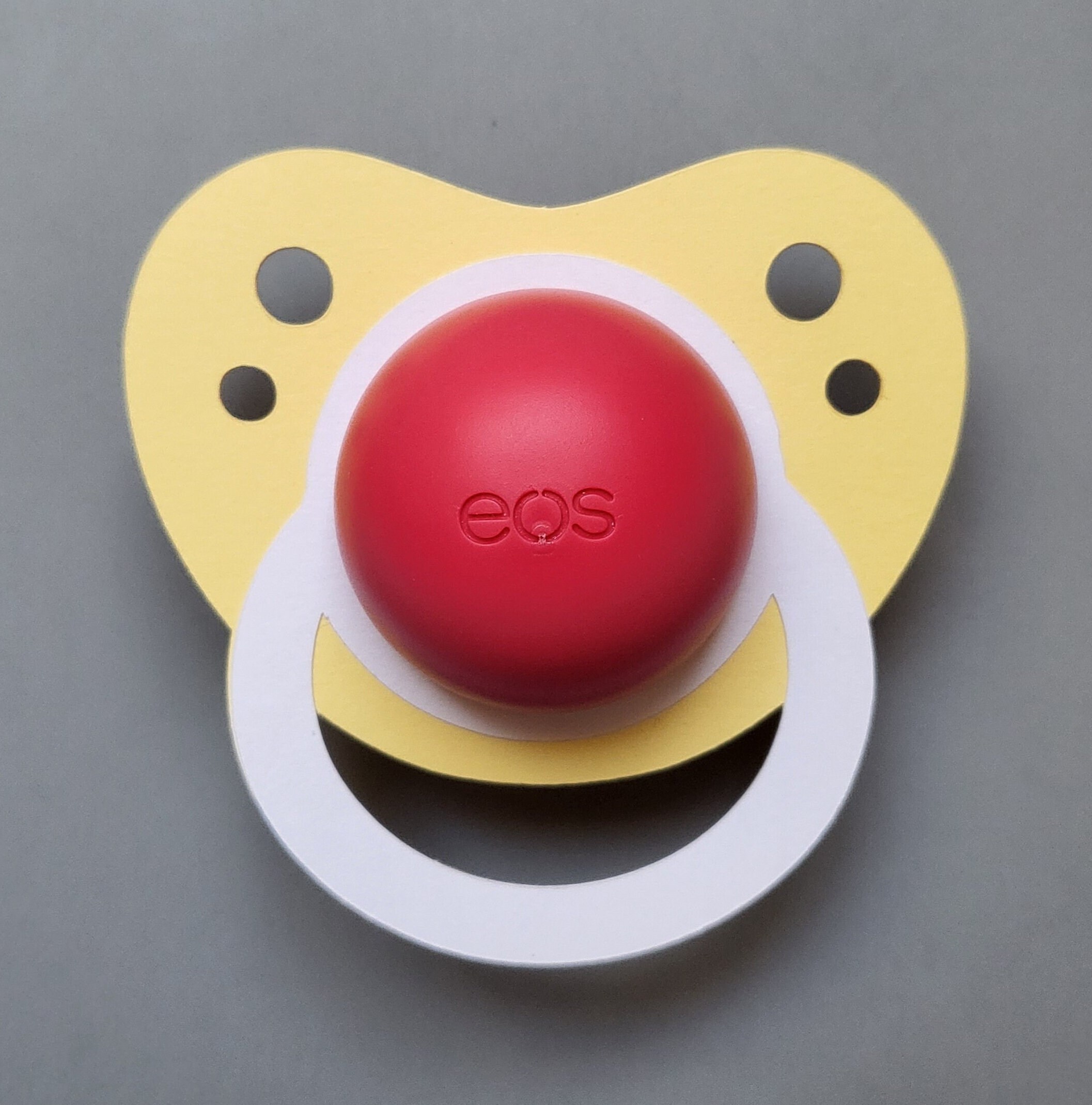 12 Pcs. Baby Pacifier EOS Lip Balm Holders. Baby Shower Favor, Party ...