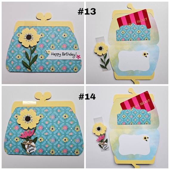 Purse Shape Card Template