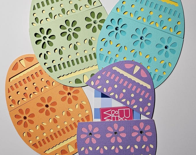 Set of 3 Spring/easter Bunny Money Envelope Cash or Gift Card Holders ...