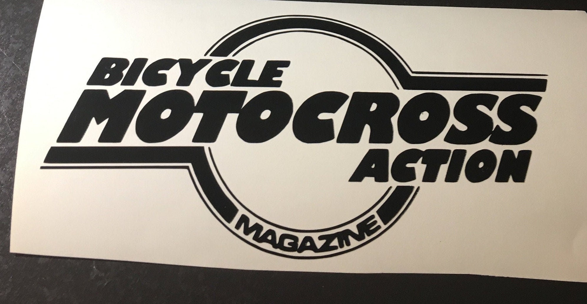 Bicycle Motocross Action Magazine Decal Old School Bmx 70's 80's ...