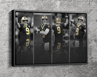 Drew Brees Canvas - Etsy