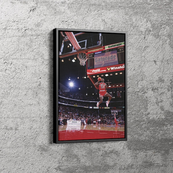 Michael Jordan Canvas Wall Art - Etsy