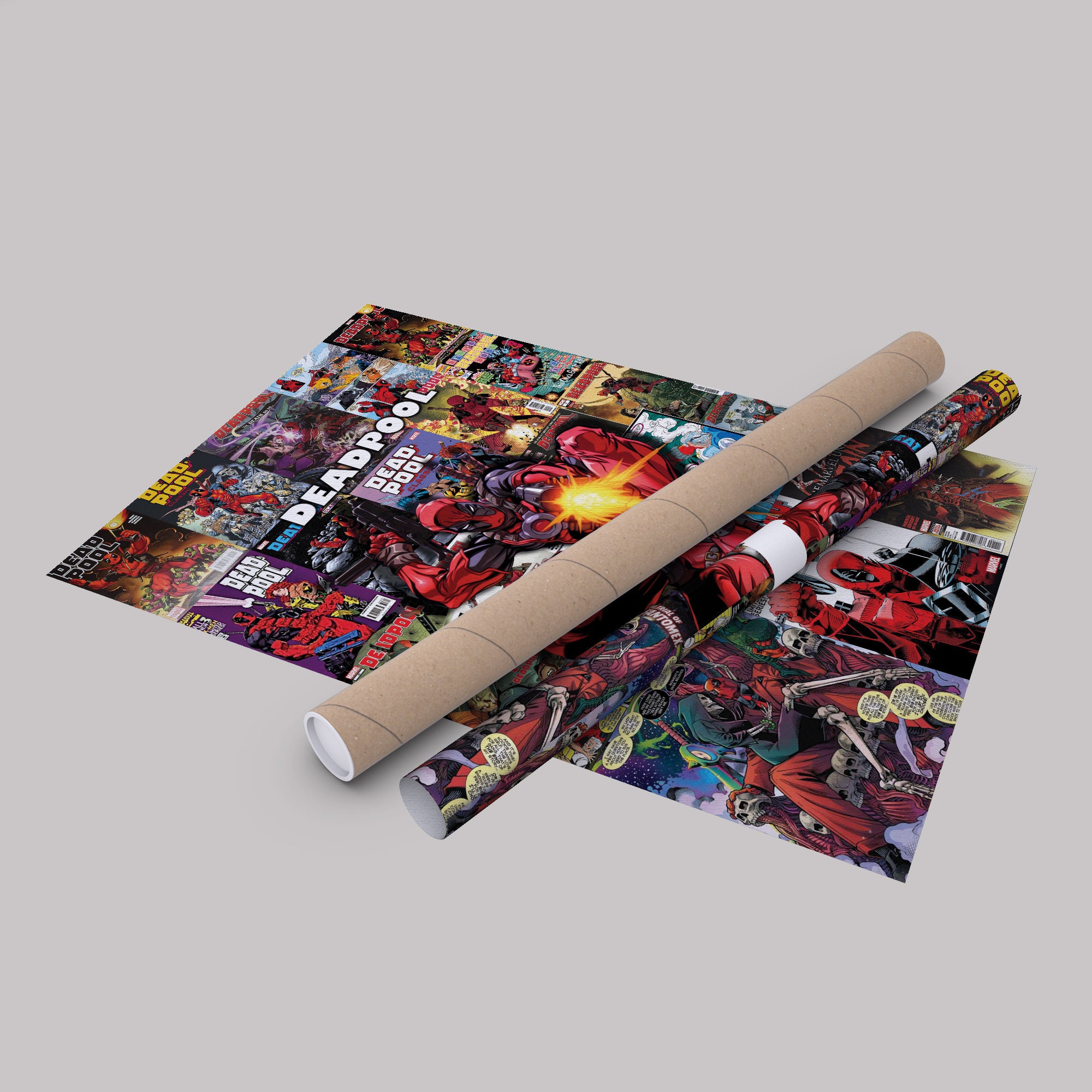 DEADPOOL Collage Art Poster Comics Canvas Wall Art Print Home - Etsy