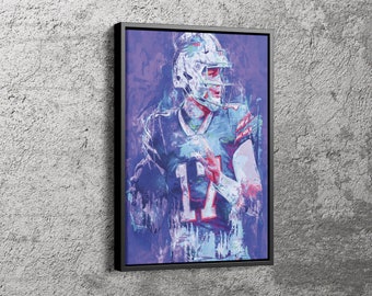 Josh Allen Painting | Etsy