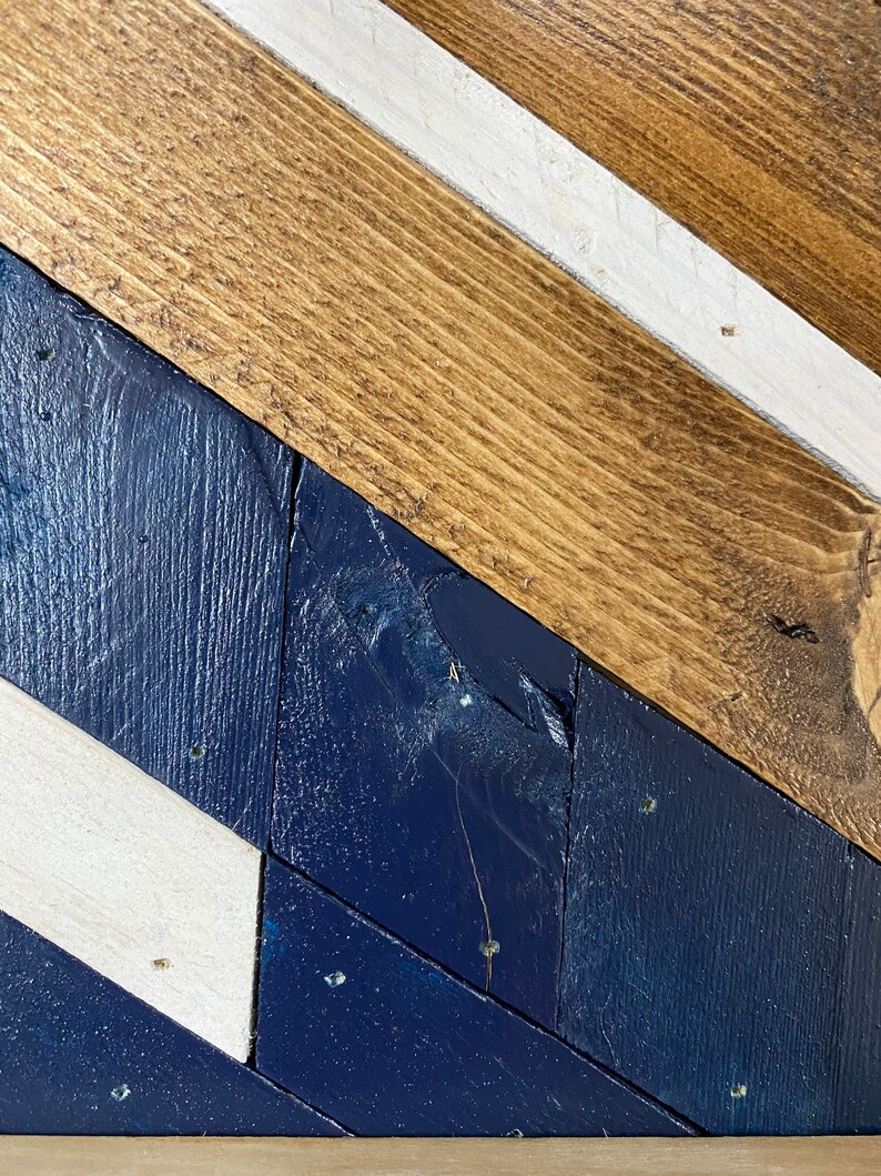 Geometric Wood Art - Etsy