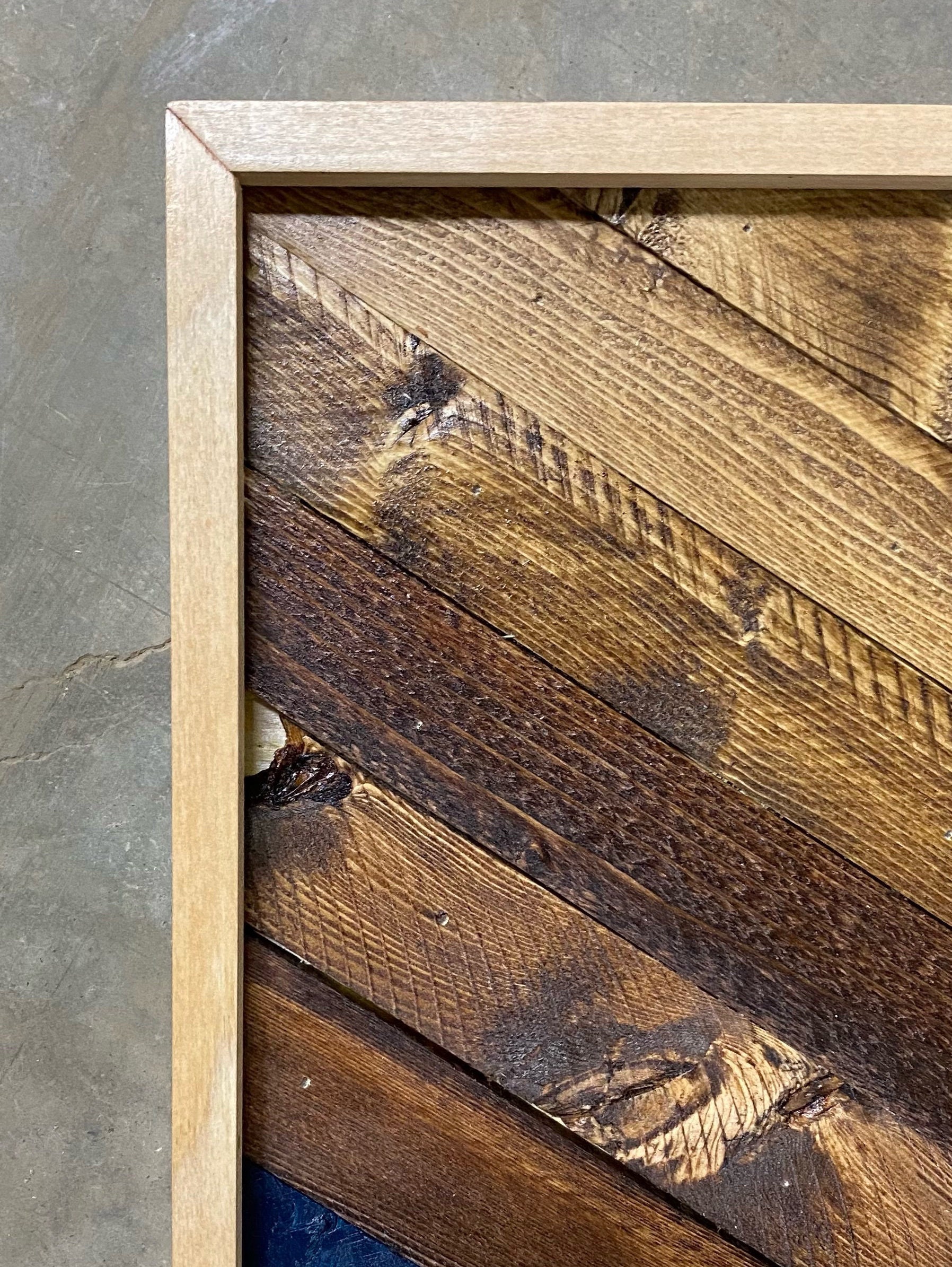 Geometric Wood Art - Etsy