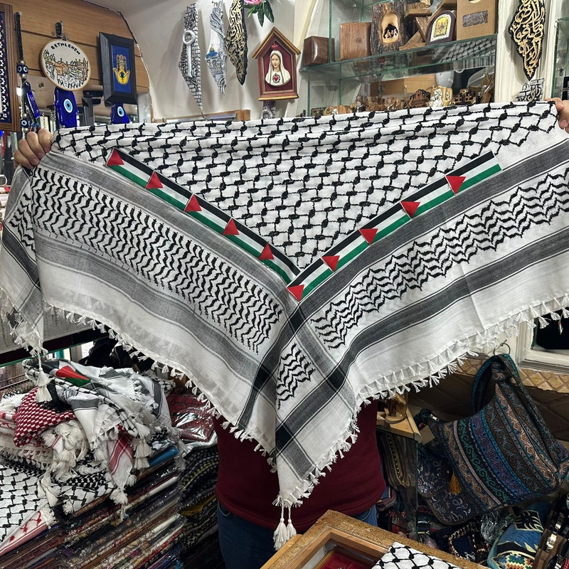 Palestinian Keffiyeh Scarf - Etsy UK