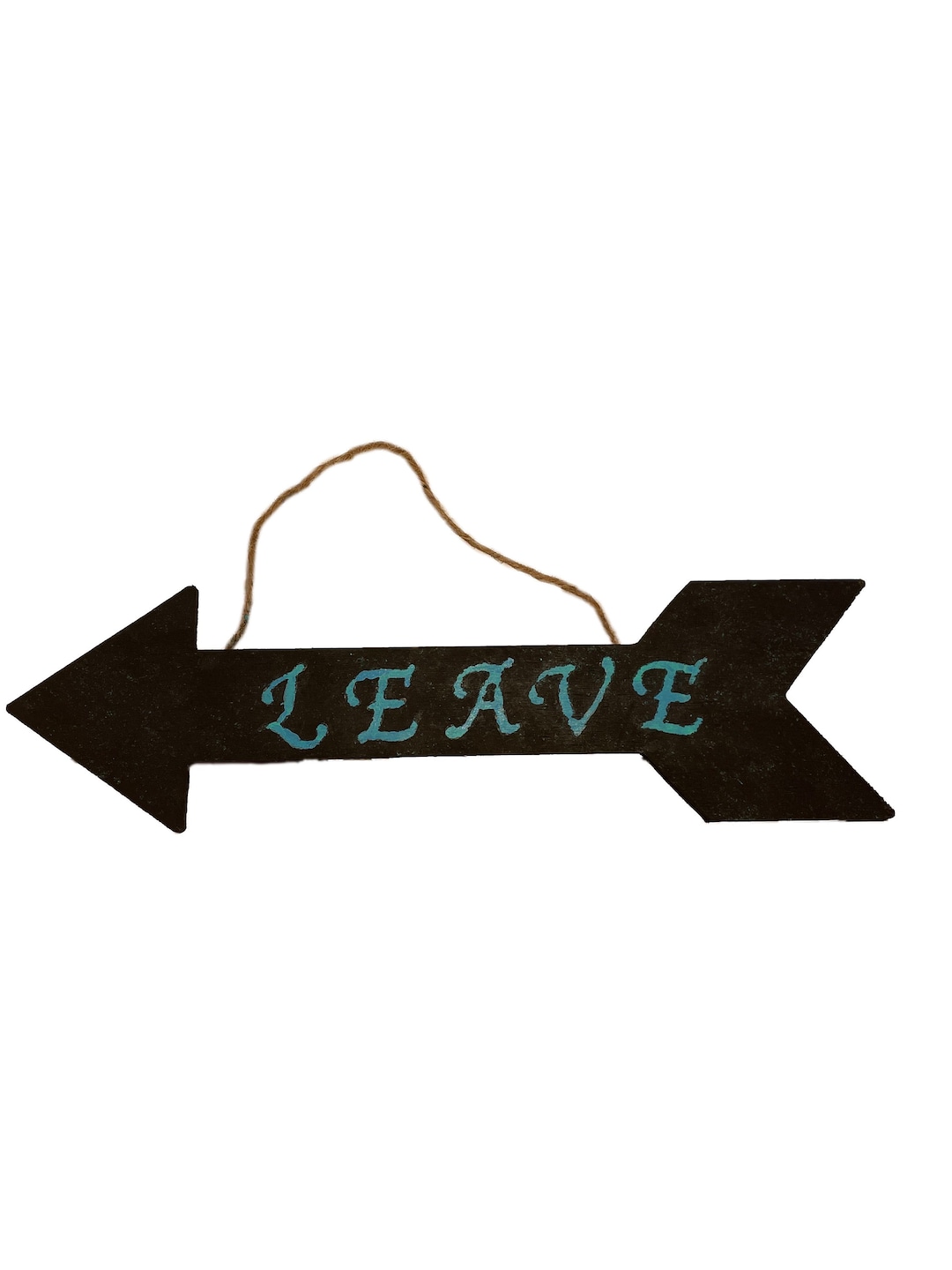 Leave Arrow Sign - Etsy
