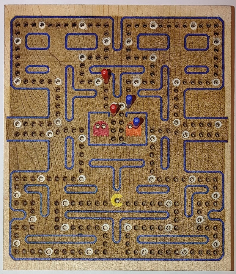 Vintage Video Game Themed 121 Track Cribbage Board Midnight - Etsy