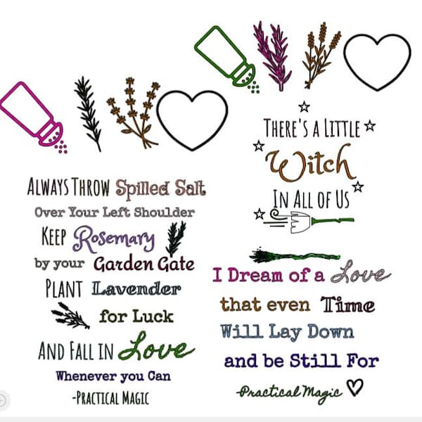 Practical Magic Svg - Etsy