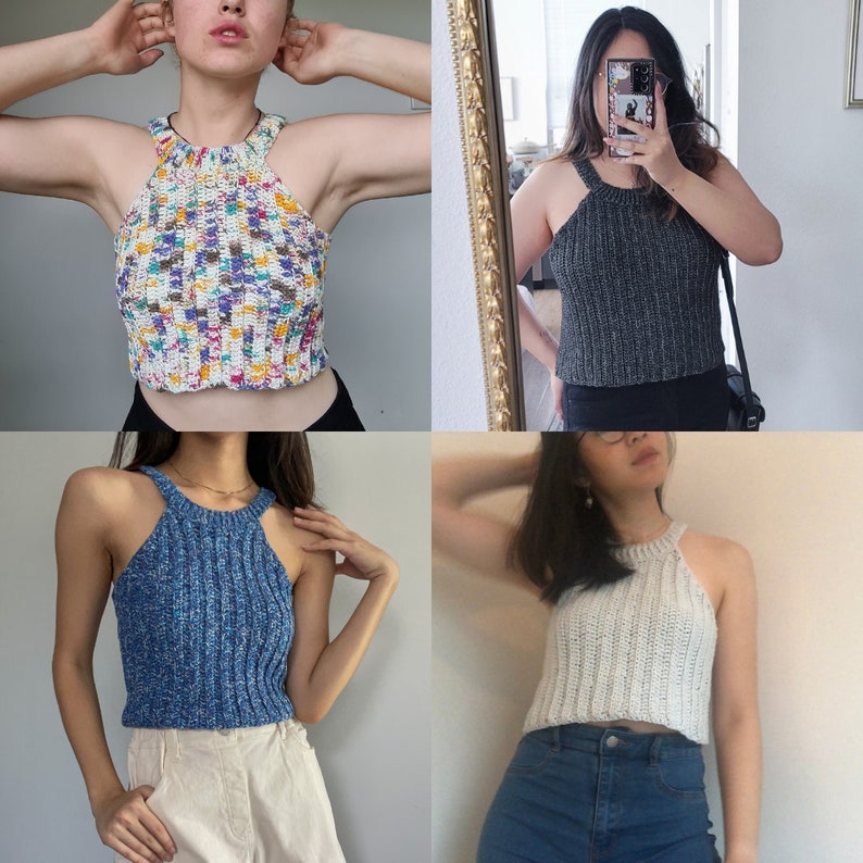 Ya Basic Tank Top Crochet Basic Tank Top PATTERN Simple - Etsy