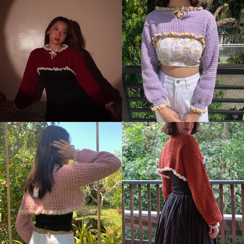 Santa Baby Shrug - Crochet Festive Sleeve Pattern - Christmas/winter ...