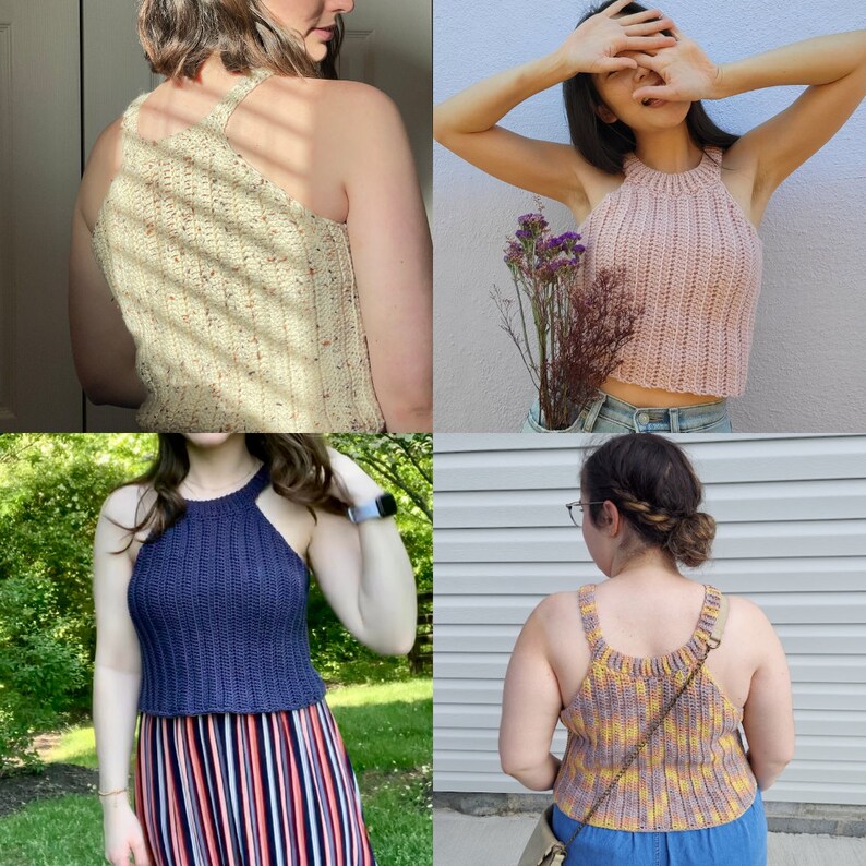 Ya Basic Tank Top Crochet Basic Tank Top PATTERN Simple - Etsy