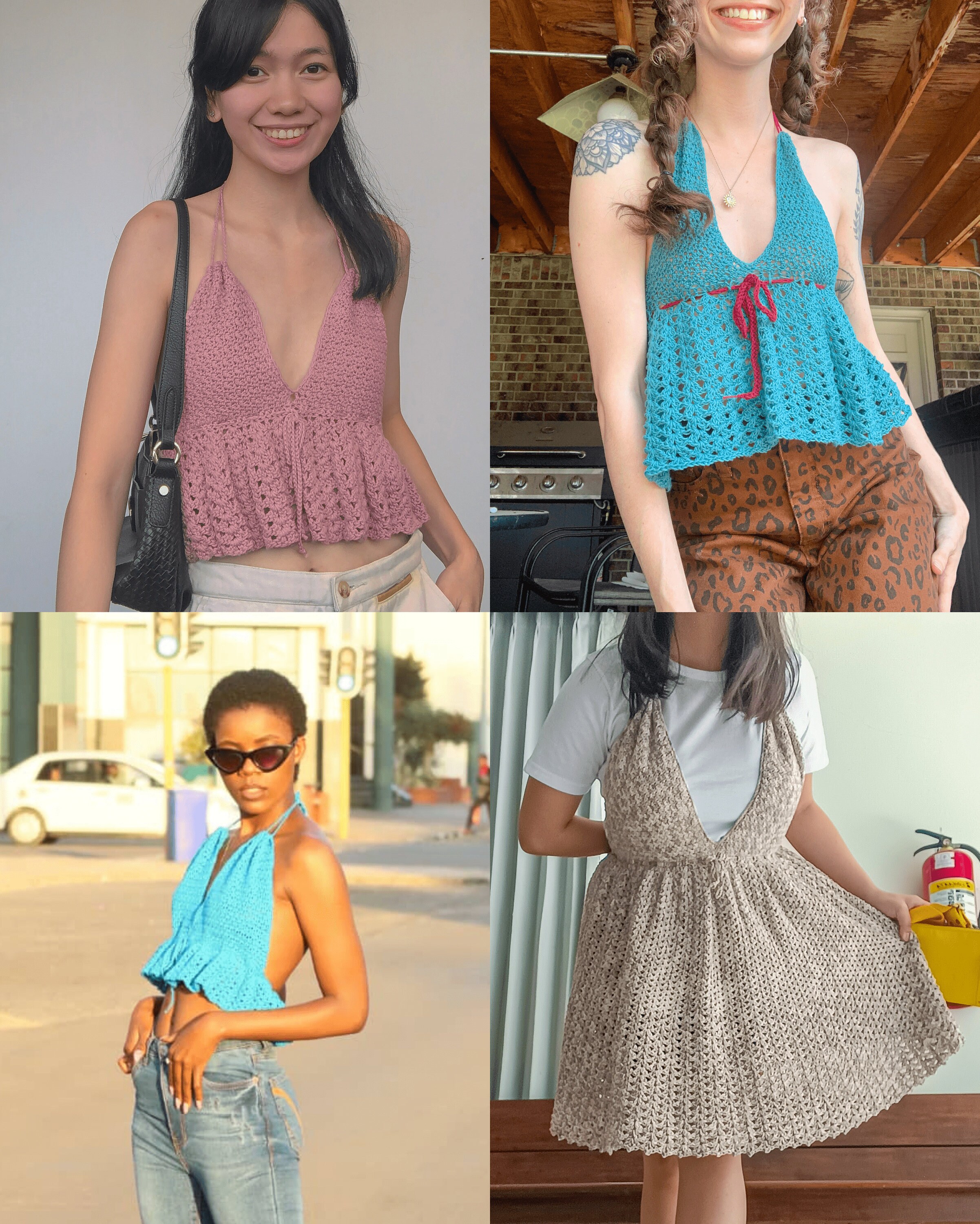 Teenage Dream Crochet Halter Top/dress Pattern – Beginner-friendly (PDF ...