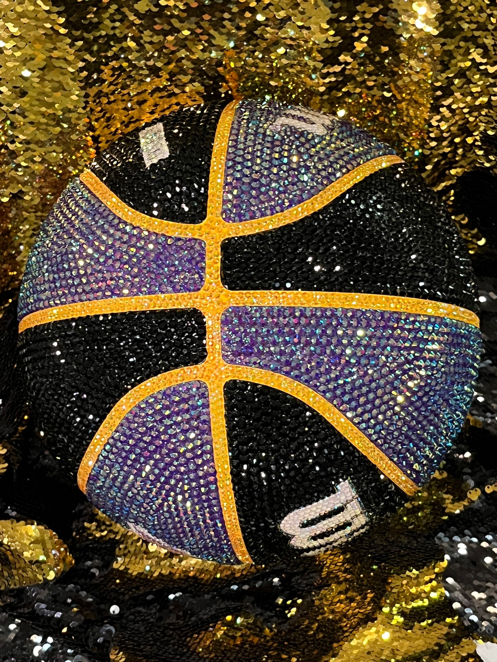 Rhinestone Basketball, Lakers Basketball, Rhinestone Lakers Basketball ...