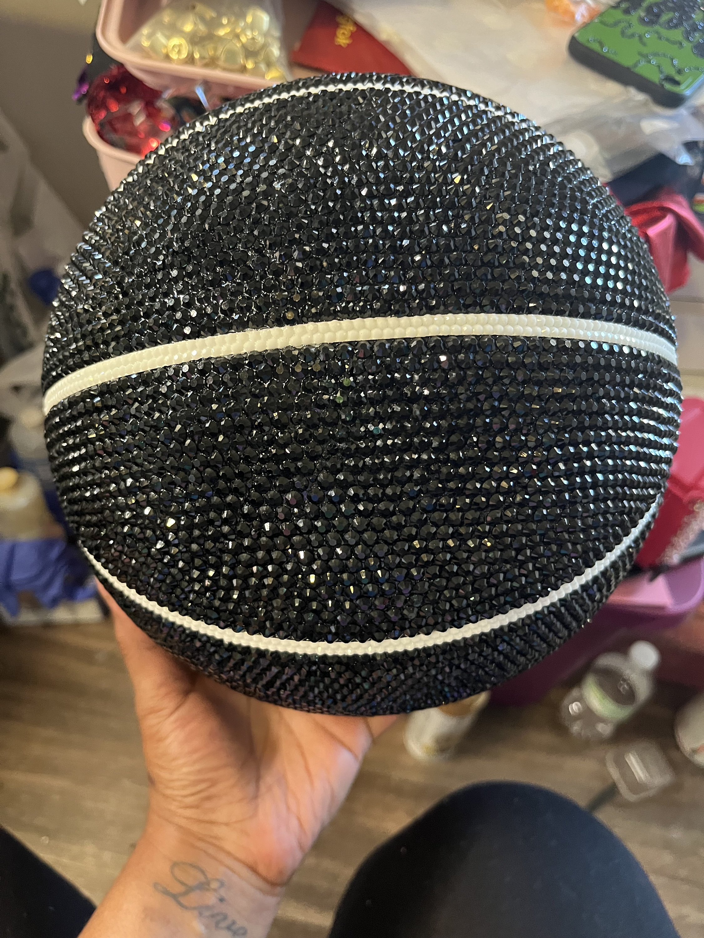 Custom Rhinestone Basketball - Etsy