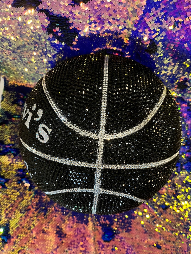 Custom Rhinestone Basketball - Etsy