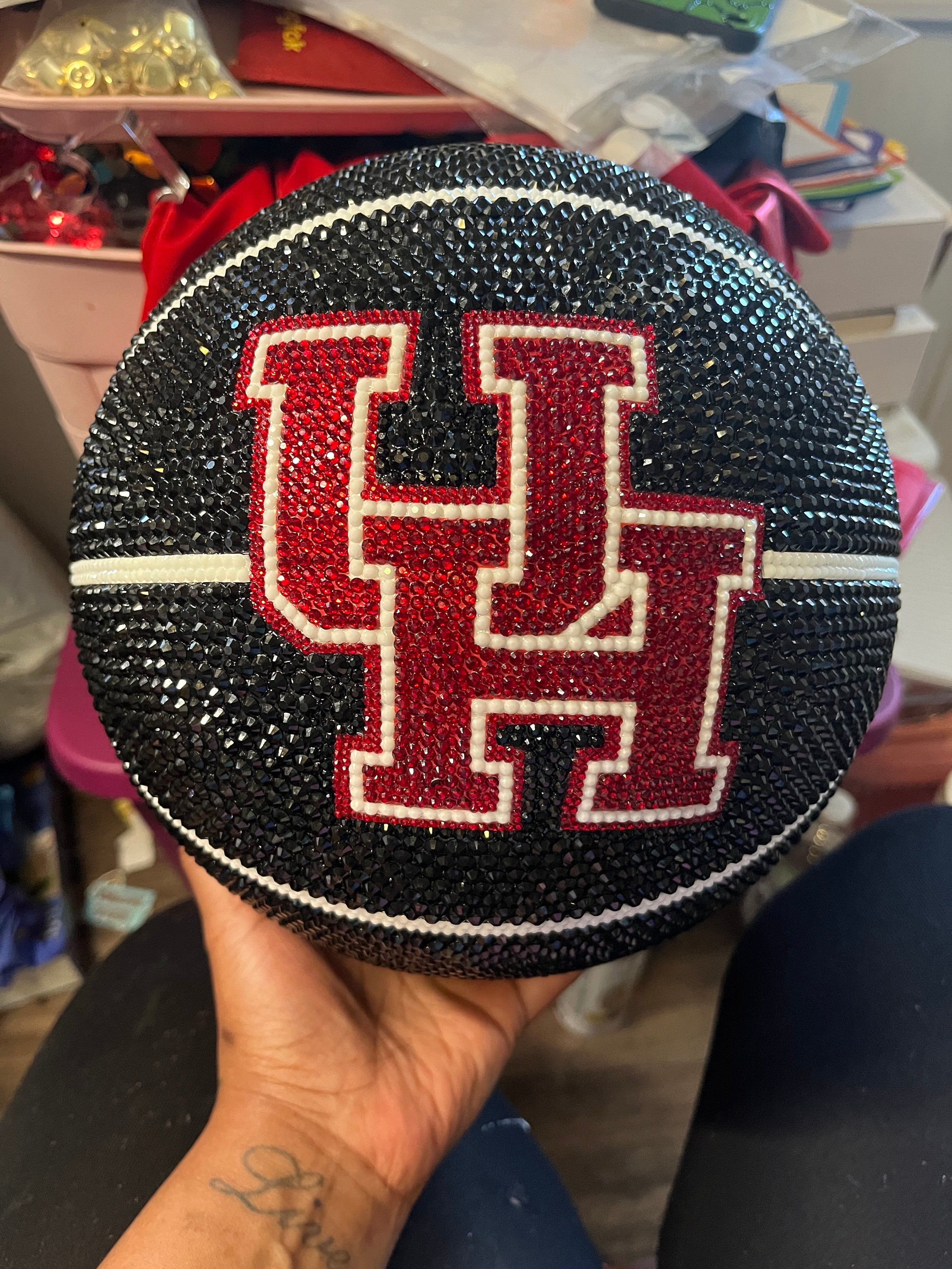 Custom Rhinestone Basketball - Etsy