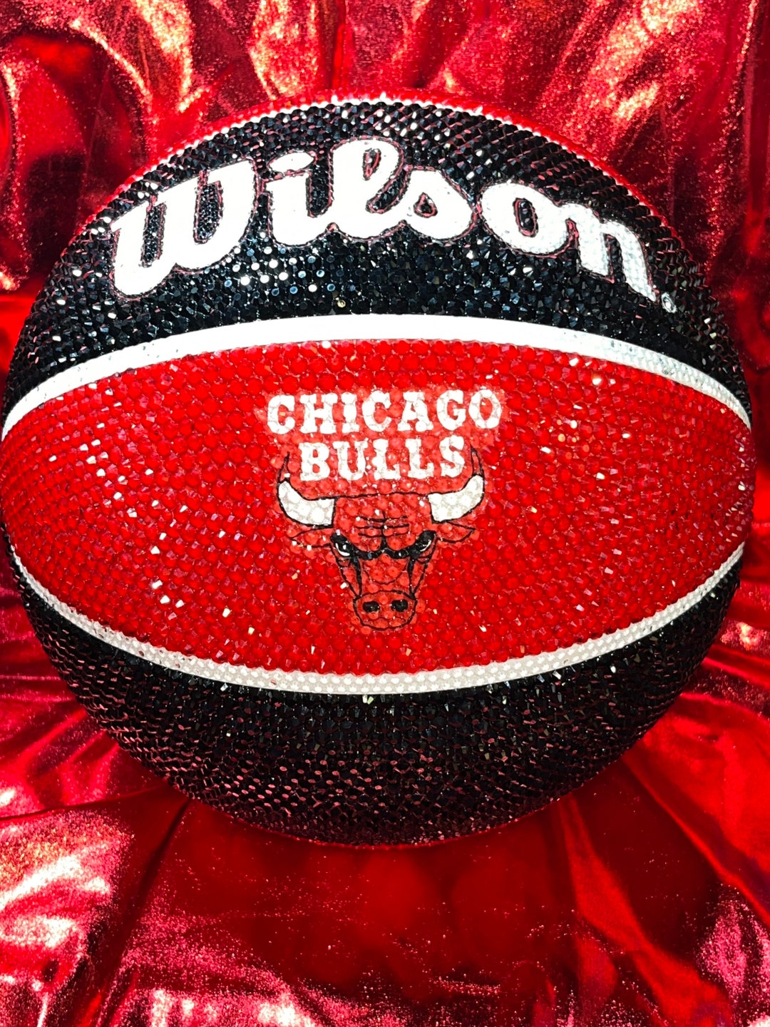 Rhinestone Basketball, Bulls - Etsy