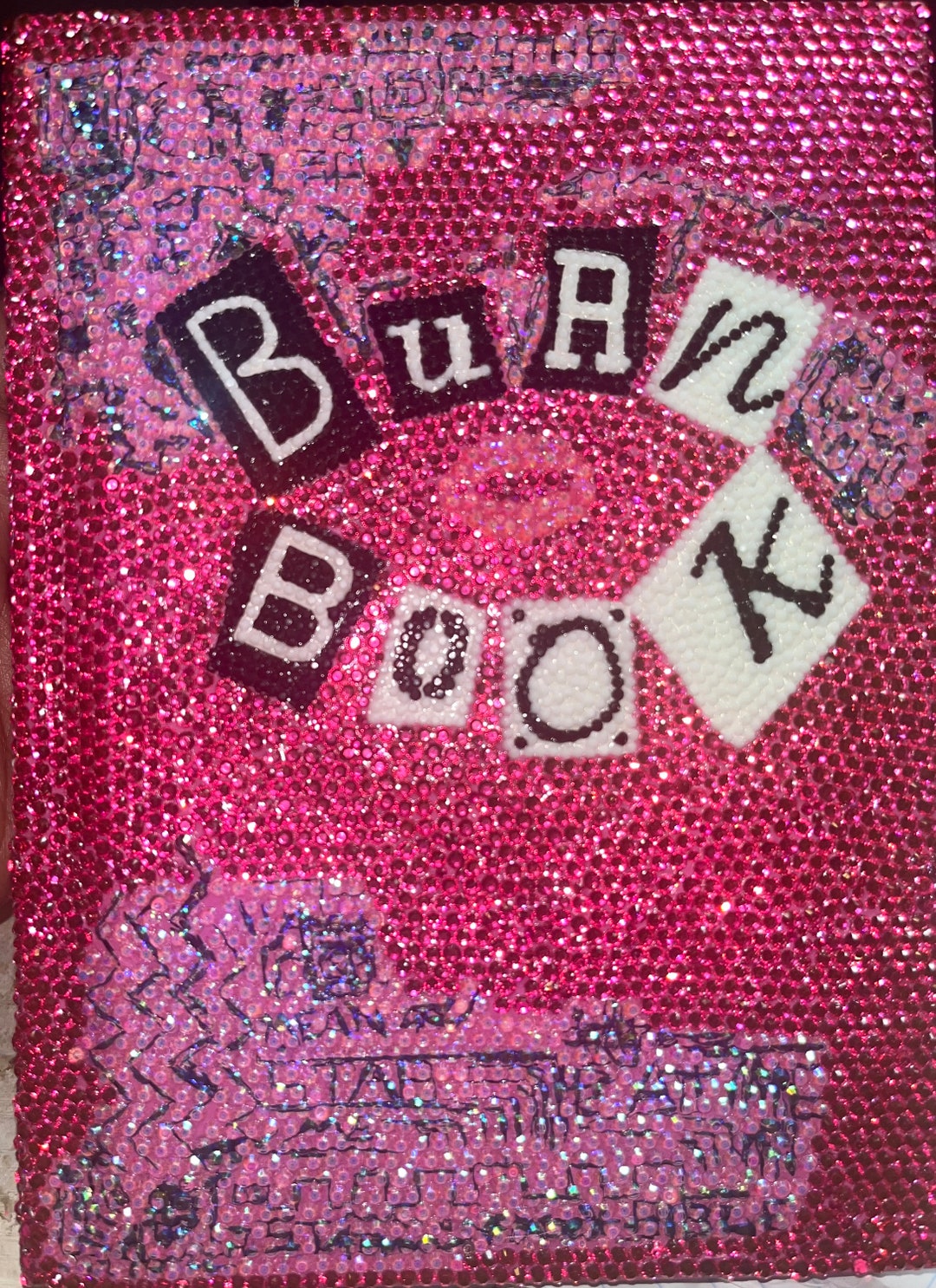 Rhinestone Burn Book - Mean Girls Inspired - Etsy