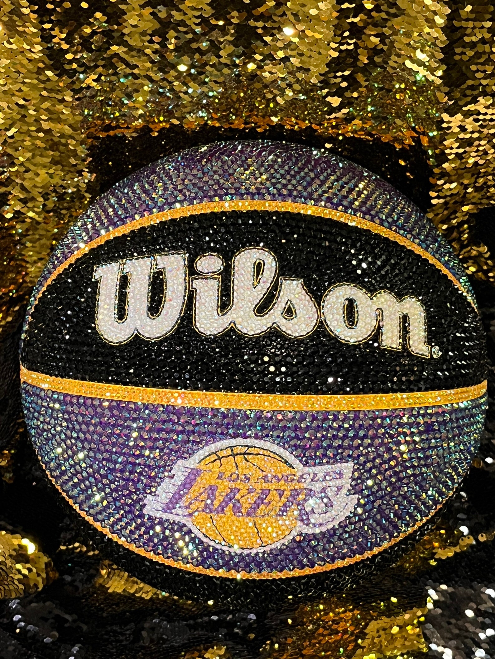 Rhinestone Basketball Lakers Basketball Rhinestone Lakers - Etsy