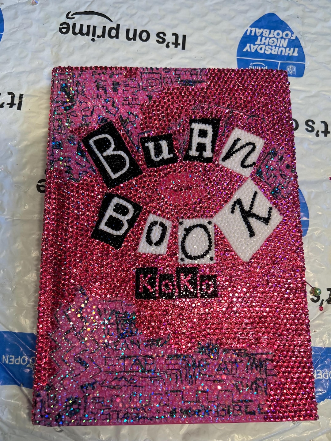 Burn Book, Mean Girls, Burn Book, Rhinestone Burn Book. Personalized ...
