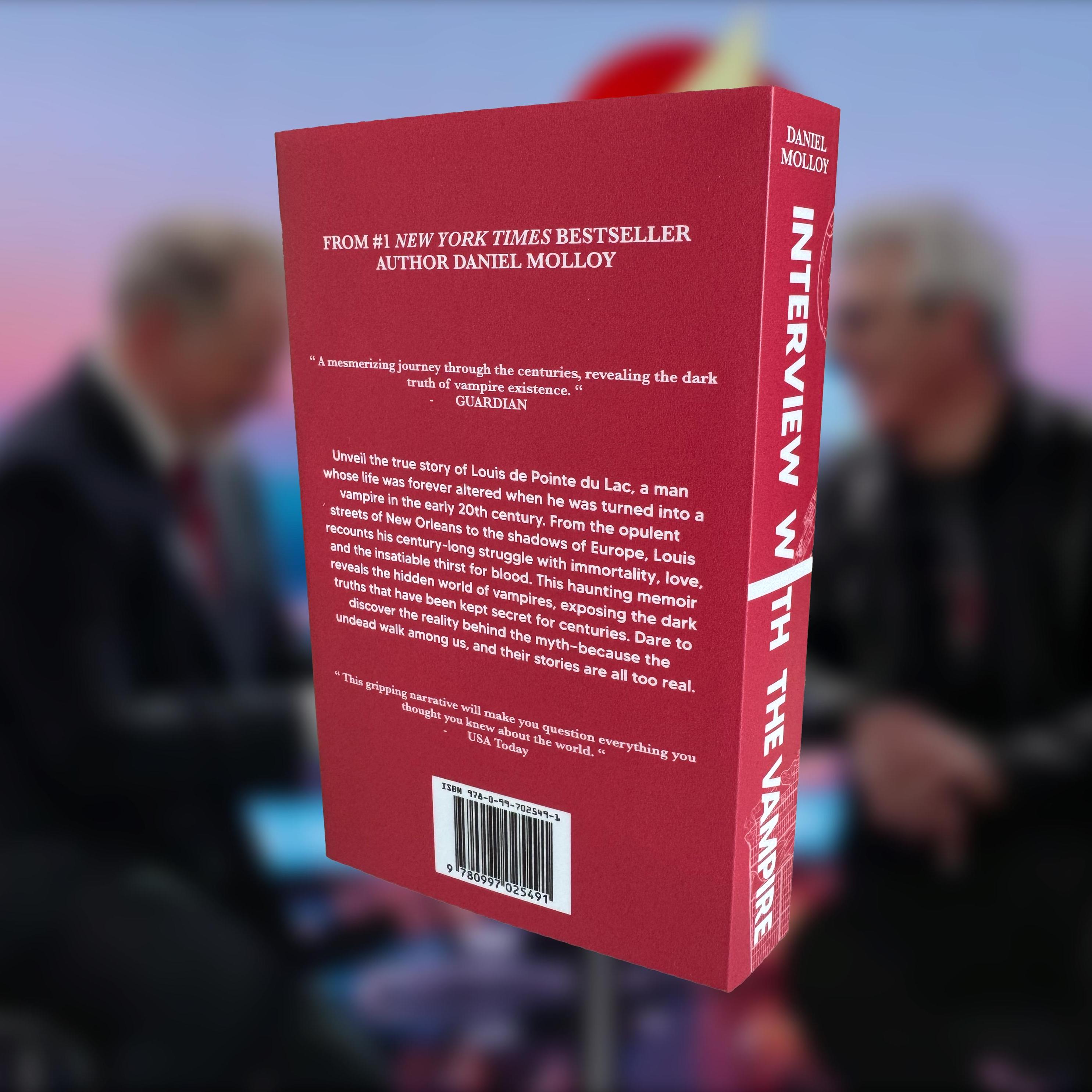 Interview With the Vampire Prop Book Dust-jacket - Daniel Molloy, Self ...