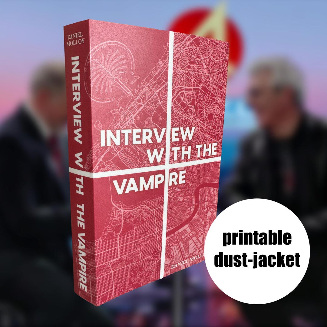 Interview With the Vampire Prop Book Dust-jacket - Daniel Molloy, Self ...