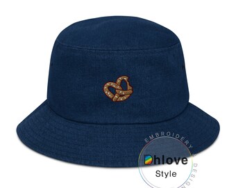 Embroidered Pretzel Hat Custom Colors Unisex 6-panel - Etsy