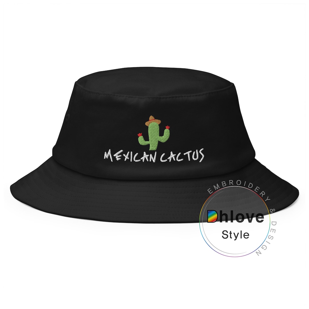 Cactus Bucket Hat, Embroidered Caps unisex - Etsy