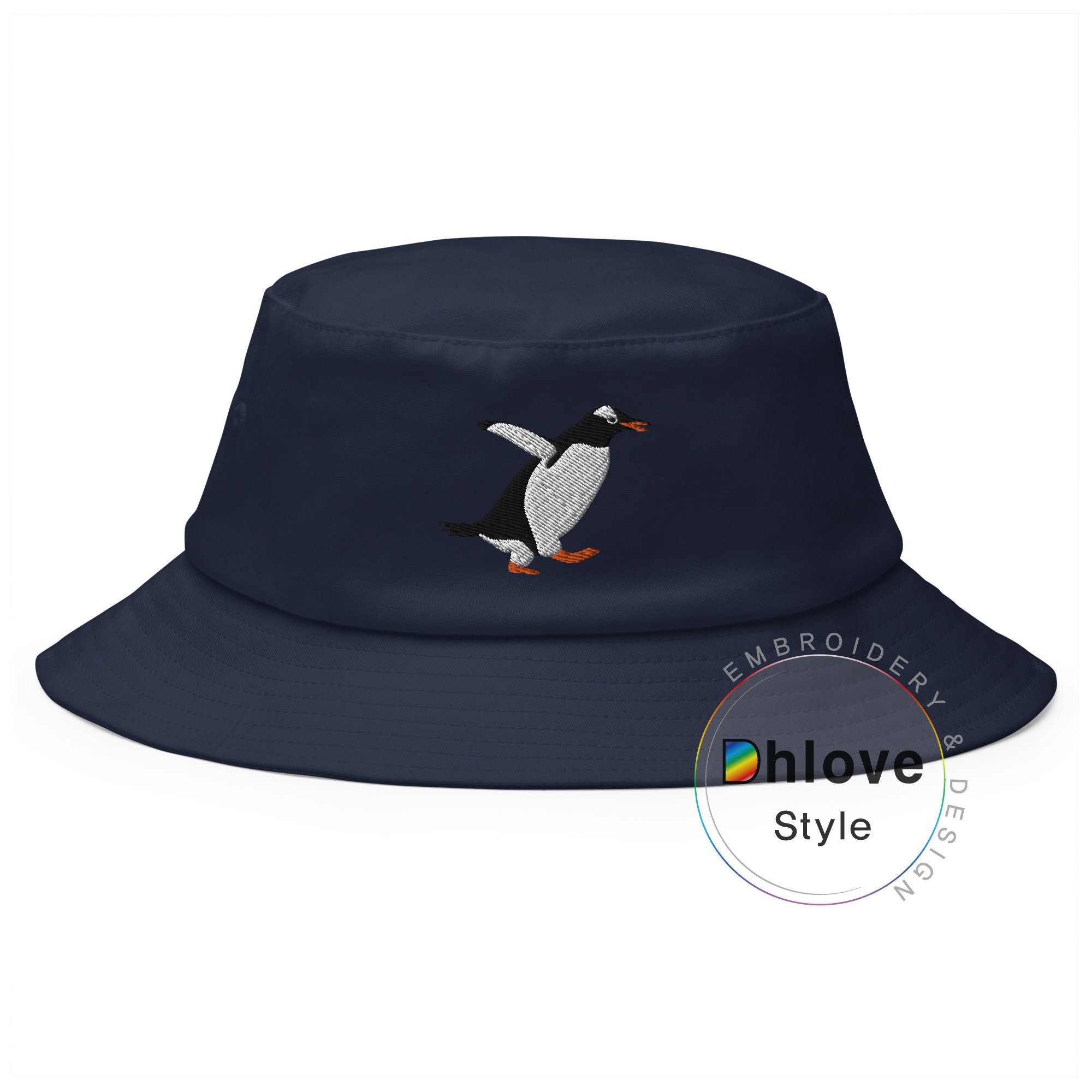 Gentoo Penguin Bucket Hat, Embroidered Hat-unisex - Etsy