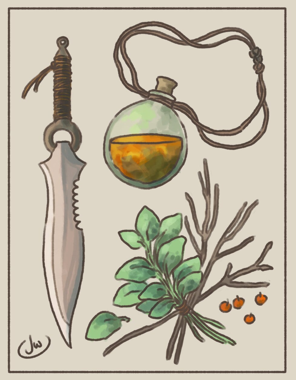 Custom Dnd Inventory Item Commission - Etsy