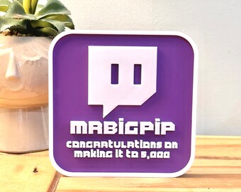 Twitch Custom Award - Etsy