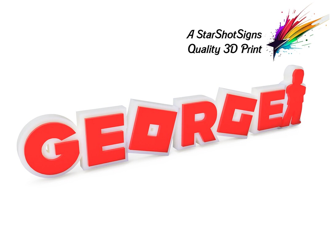 Custom ROBLOX Inspired Nameplate Sign Bedroom Door - Etsy