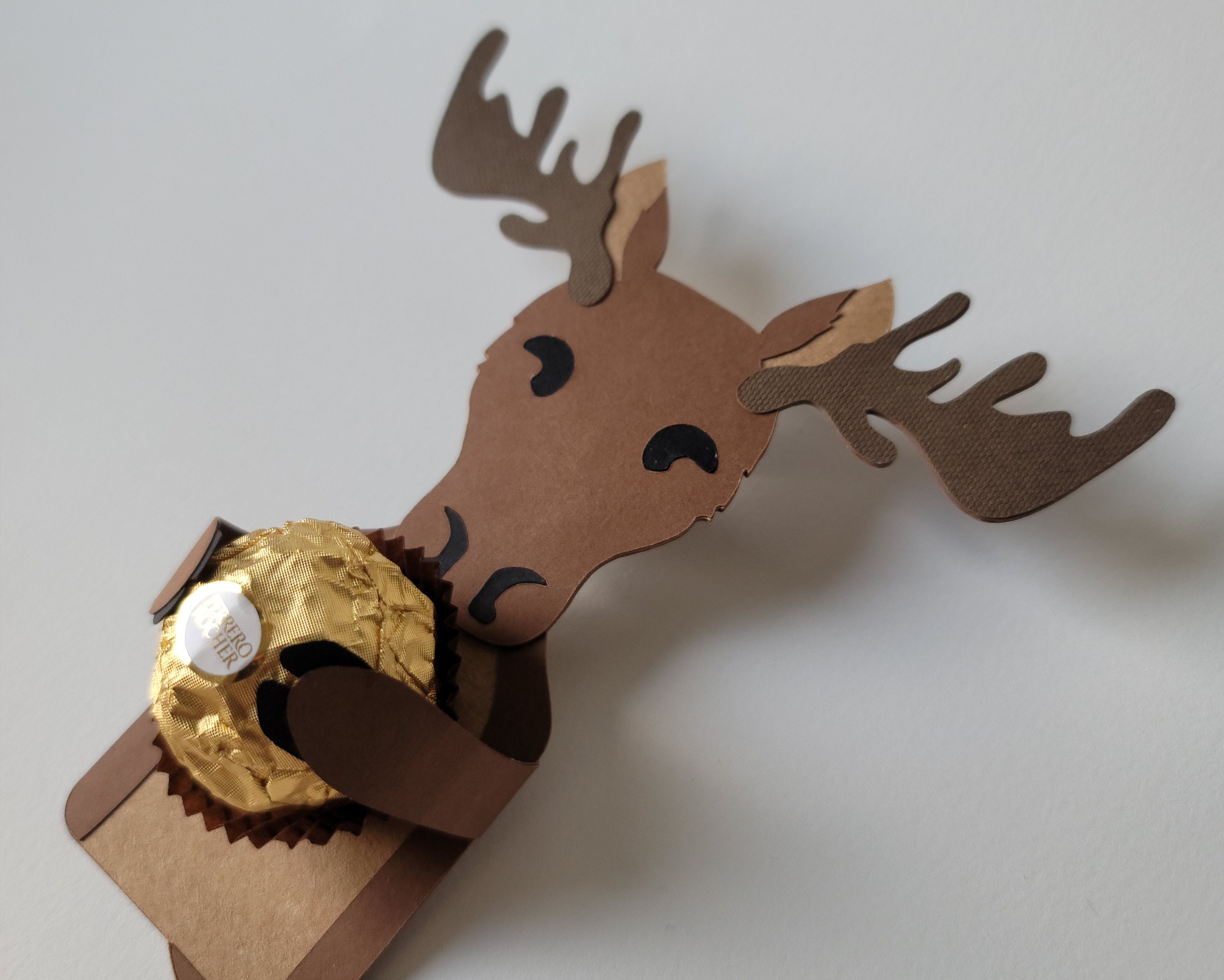 Treat Hugging Bull Moose Digital File | Gift Card Hugger Party Favor ...