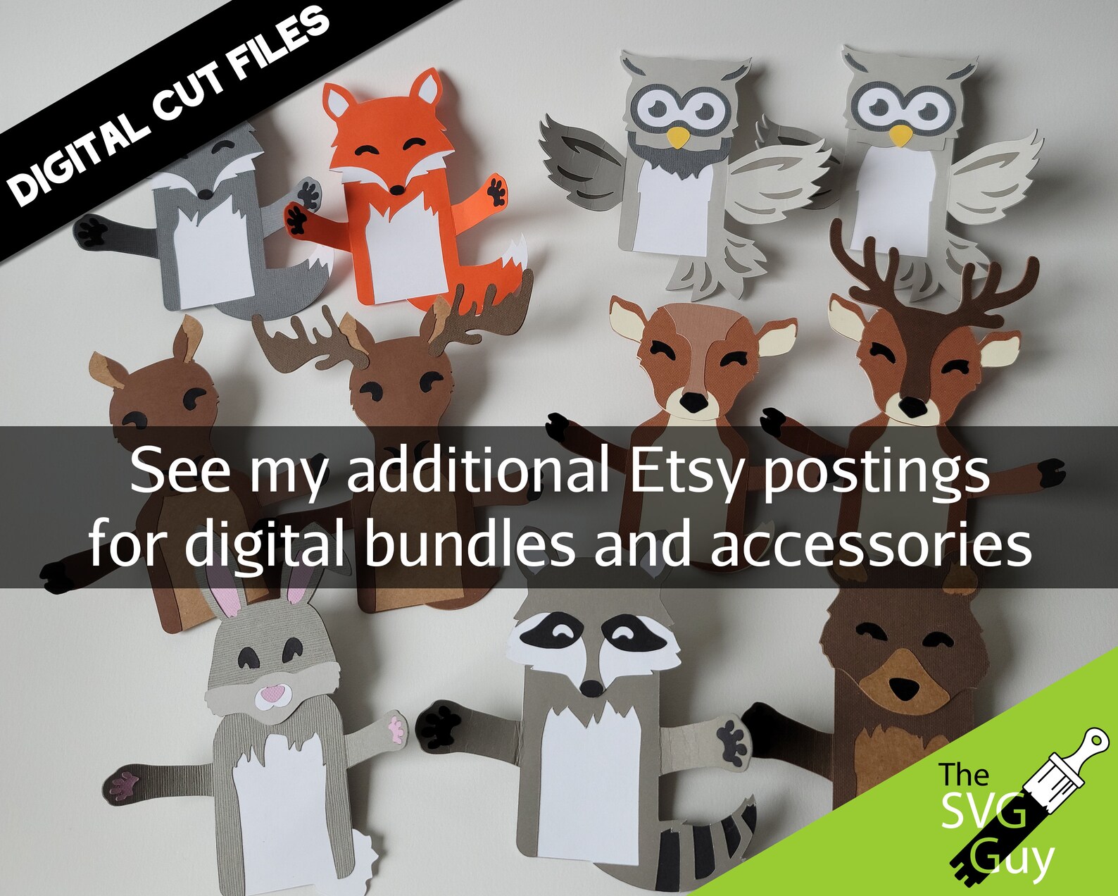 Treat Hugging Buck Deer Digital File | Gift Card Hugger Party Favor ...