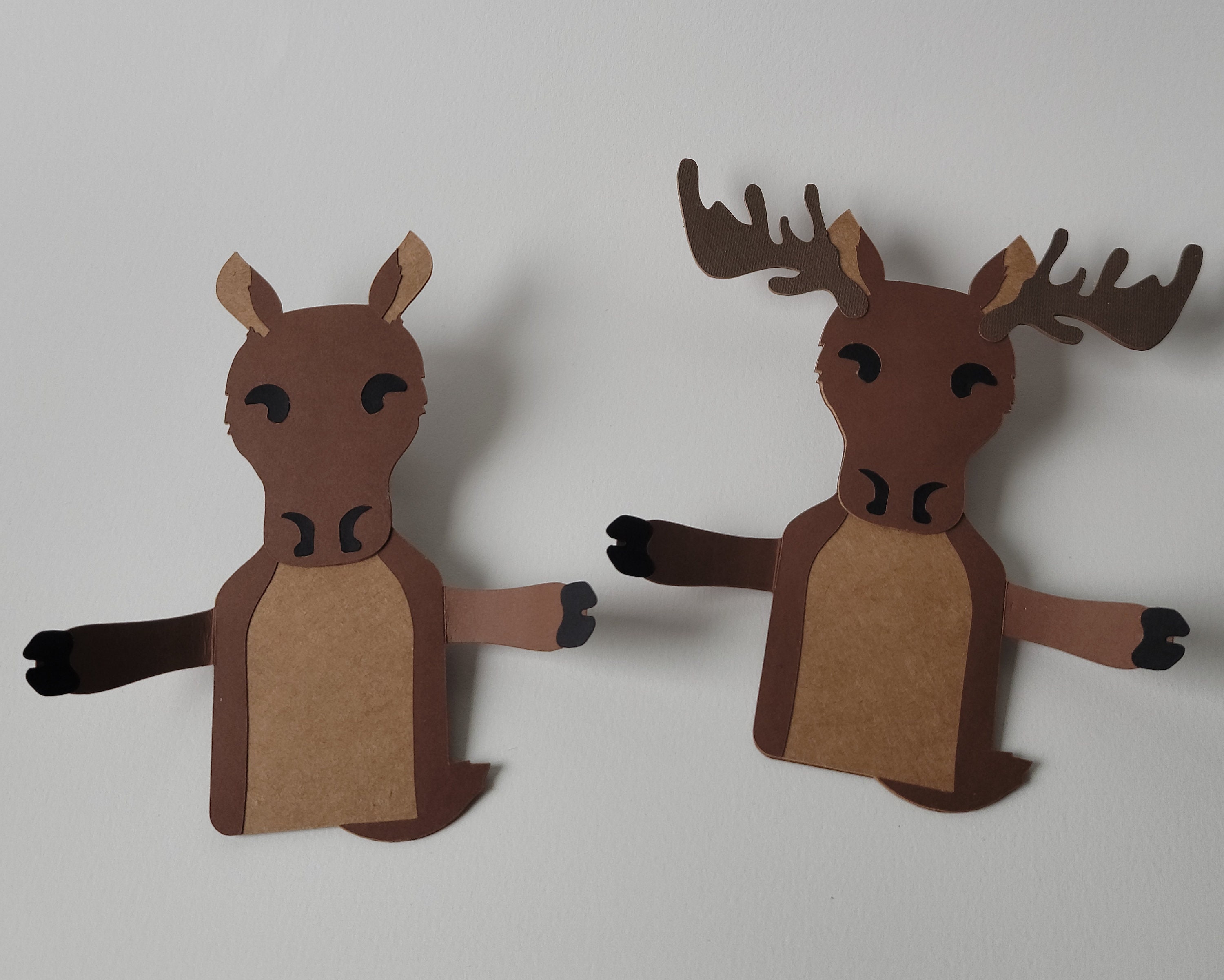 BUNDLE: Treat Hugging Moose (cow & Bull) Digital File | Gift Card ...