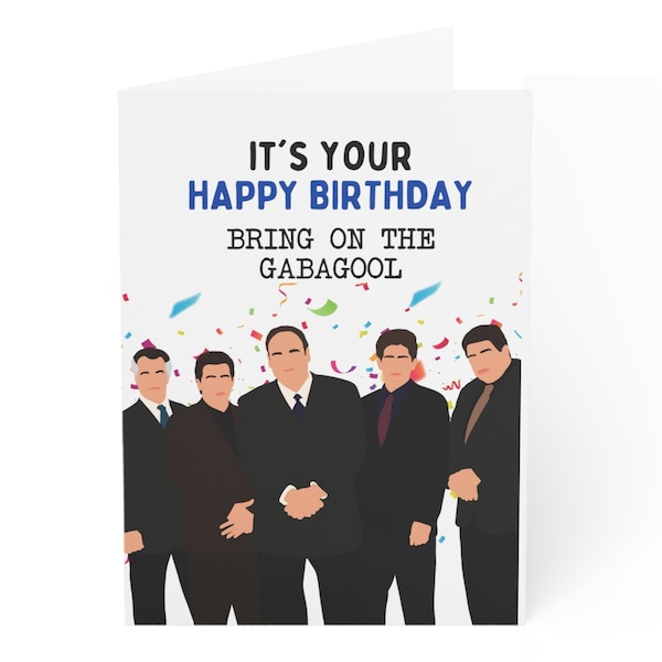 The Sopranos Birthday Card - Etsy New Zealand