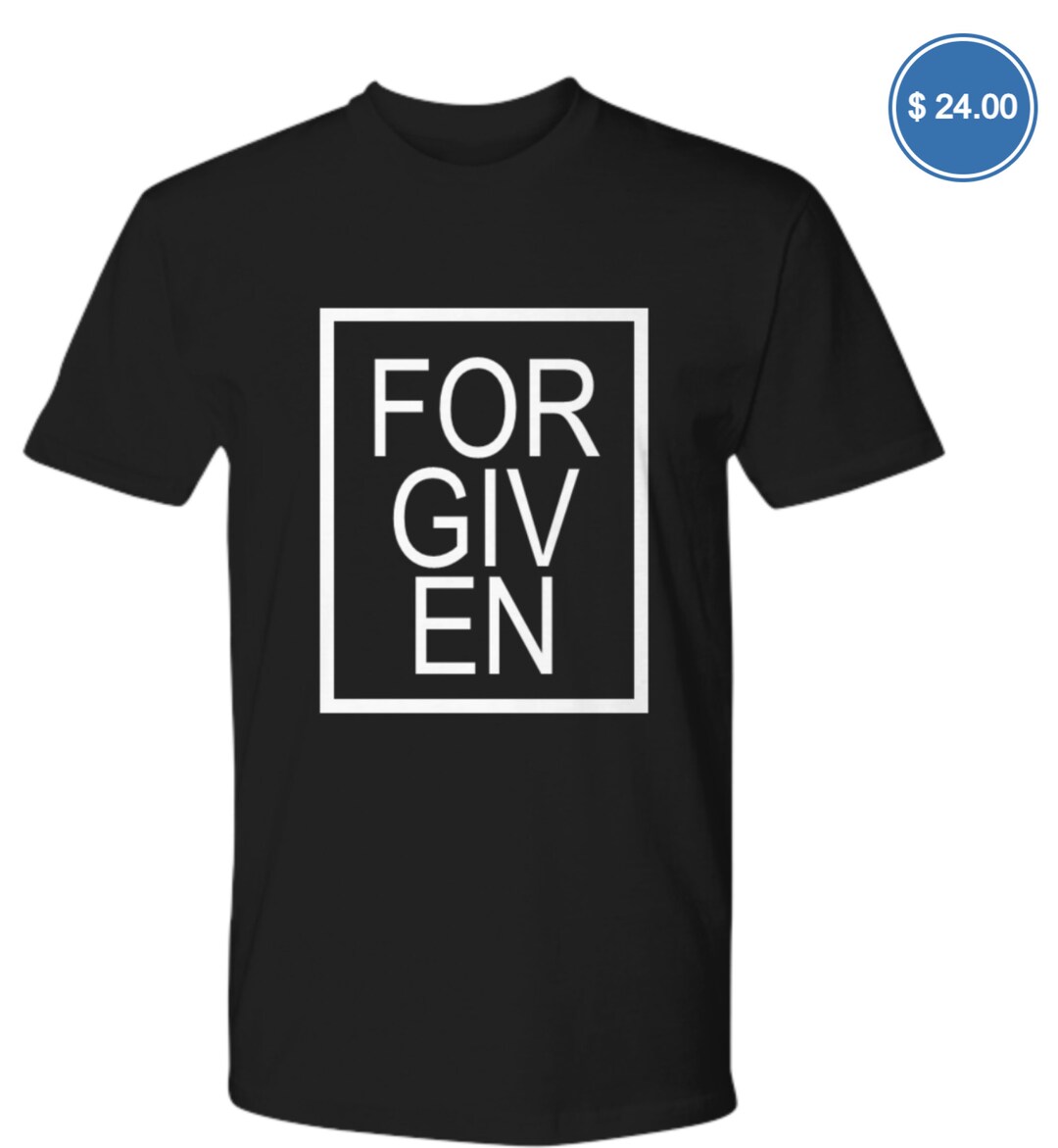 Forgiven Tees / Many Styles / Many Colors - Etsy