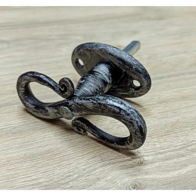 Hand Forged Cabinet Pulls - Etsy