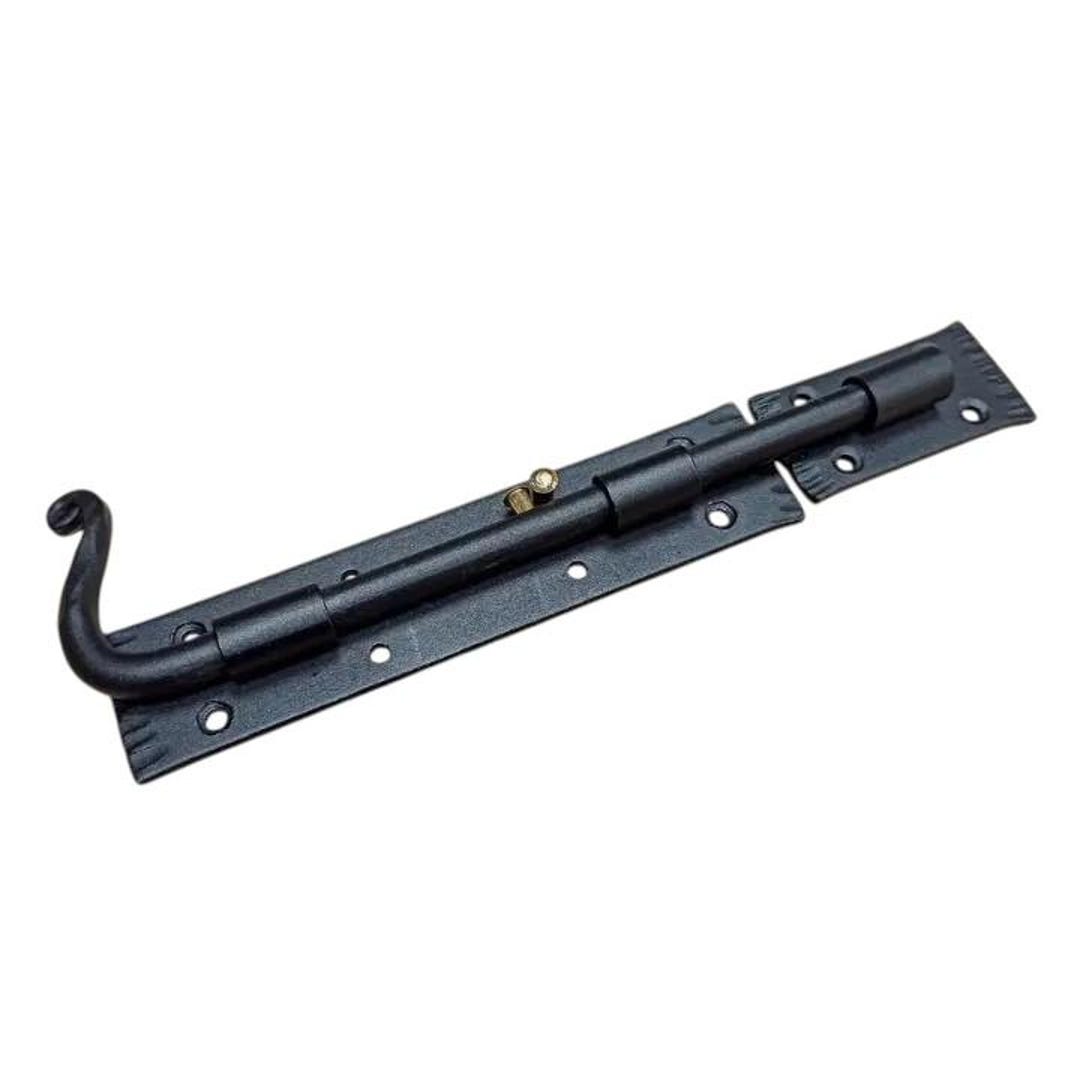 Heavy-duty Iron Gate Bolt: Secure Painted Steel Slide Lock (5x20 Cm ...